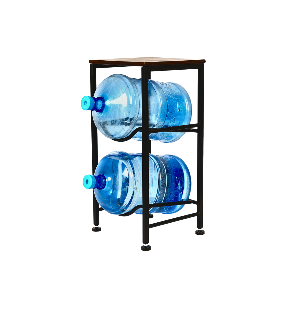 2-Tier WaterRack™ Premium with Natural Wood Shelf – Genco